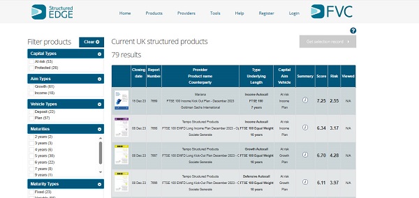 Structured Edge Report Landing Page 